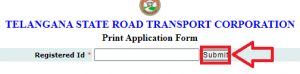 TSRTC Bus Pass Application Form, login 2025